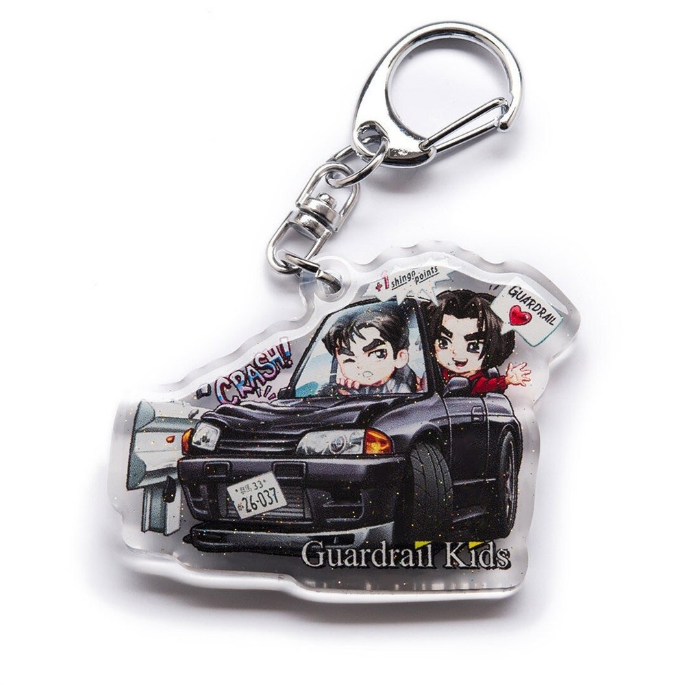 Initial D Skyline GT-R R32 Takeshi Nakazato Shingo Shoji Keychain | Initial D Store